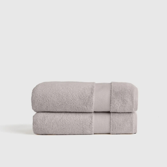Quince | Bath | Nwt Quince Turkish Cotton Gray Spa Bath Towels Set Of 2 ...